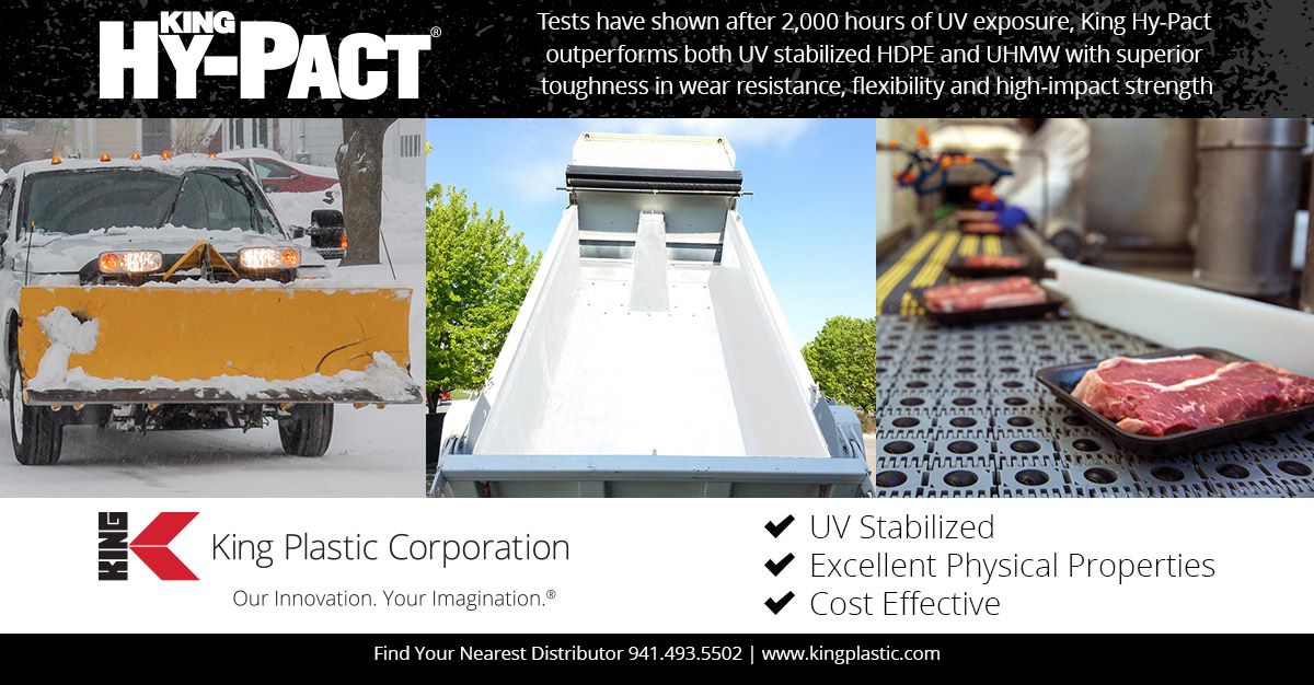 Introducing King Hy-Pact® The Super Tough Industrial Polymer Sheet
