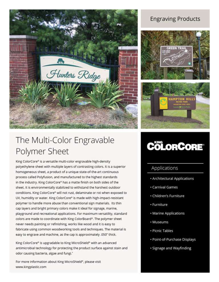 King ColorCore | King Plastic Corporation