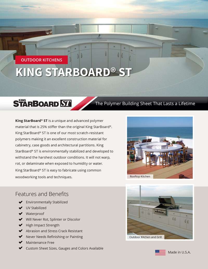 King StarBoard ST | King Plastic Corporation
