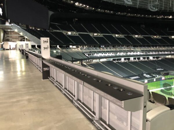 Allegiant Stadium Drink Rails and Table Tops Made with King StarBoard ...